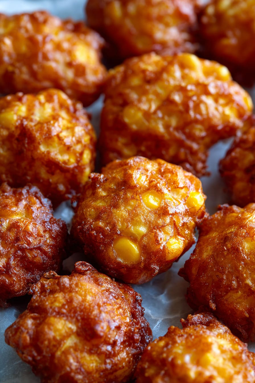 Deliciosos mini buñuelos de maíz dulce asado - Paula Recetas